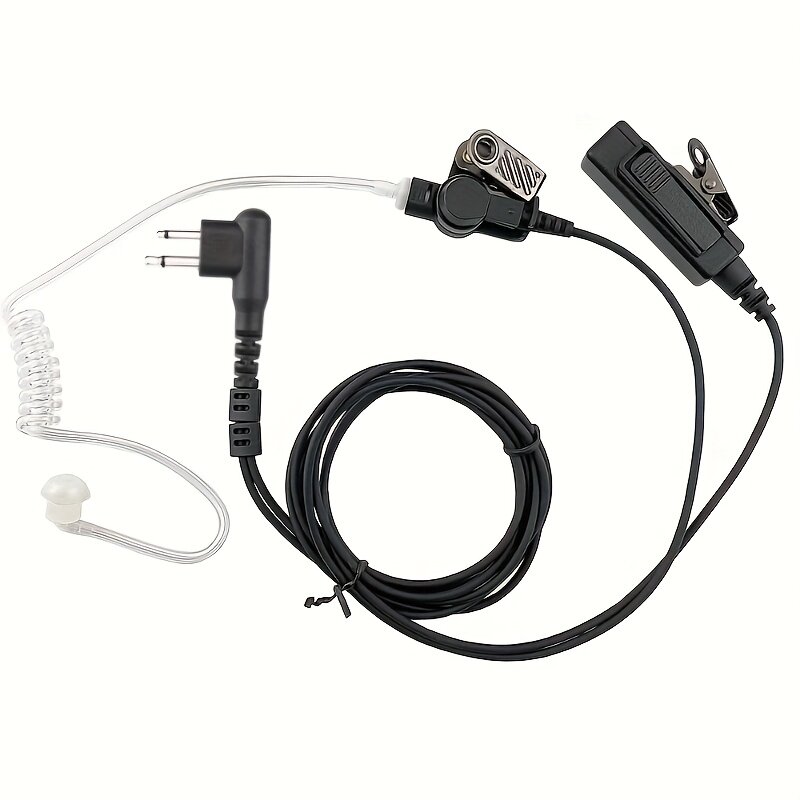 Гарнитура скрытого типа с большим PTT, совместимая с рациями Motorola CP185, CP200, CP200D, GP300, GP2000, BRP40, с микрофоном, 1 шт.