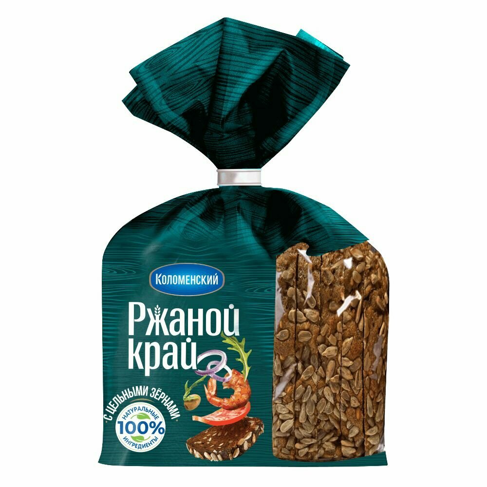 Хлеб Ржаной край с цельными зернами, 300 г