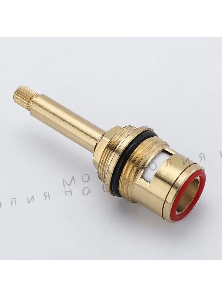 Кран букса 3/4" для смесителя гидромассажной ванны, шток шлицы