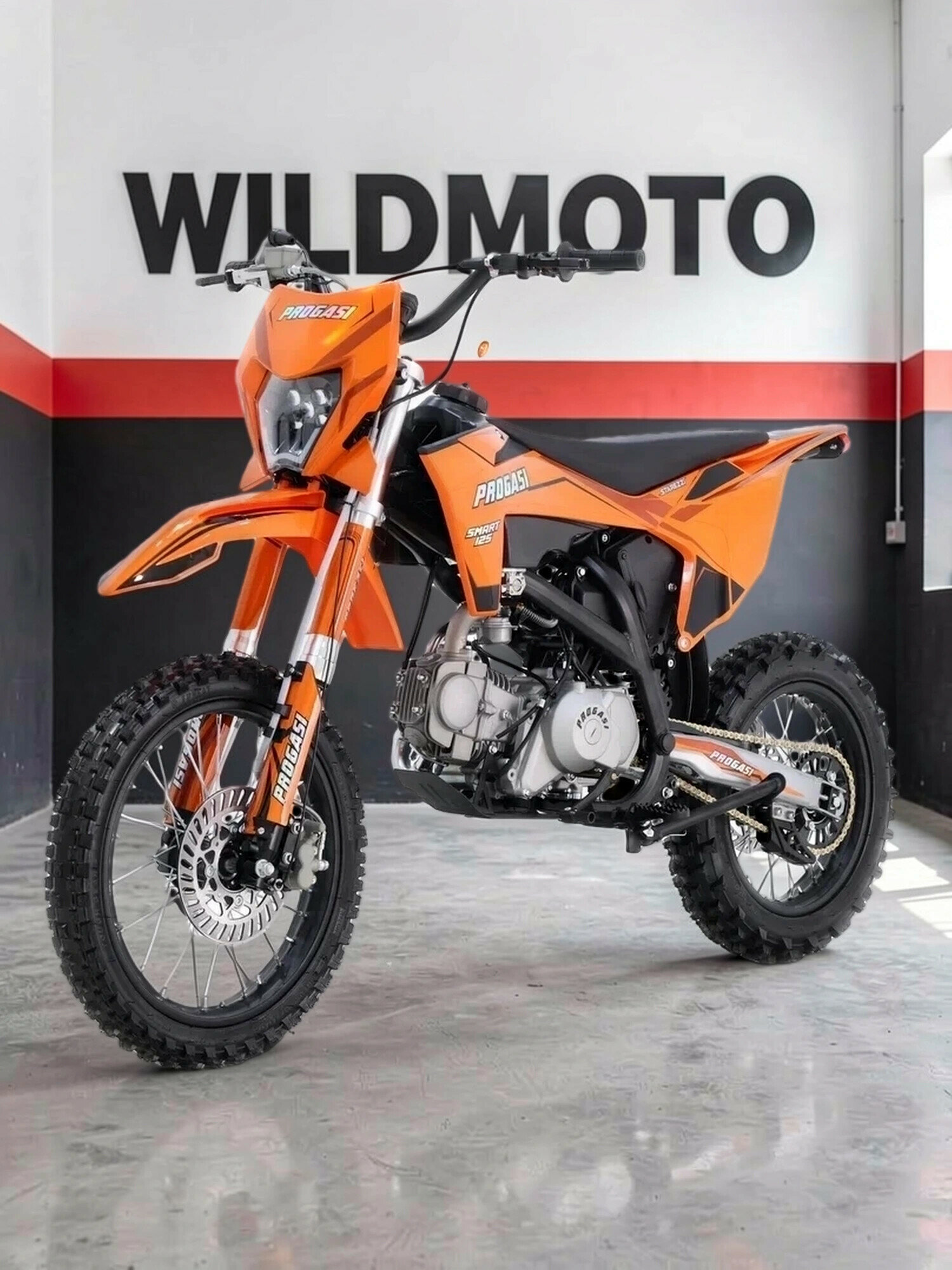 Питбайк Progasi "Smart 6", 125 куб. см, полуавтоматическая коробка передач, колеса 17"/14"