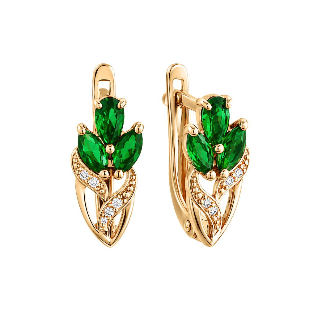 серьги из серебра