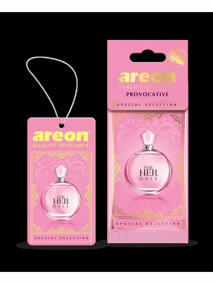 Ароматизатор для автомобилей подвесной "Areon" Provocative, 1 шт.