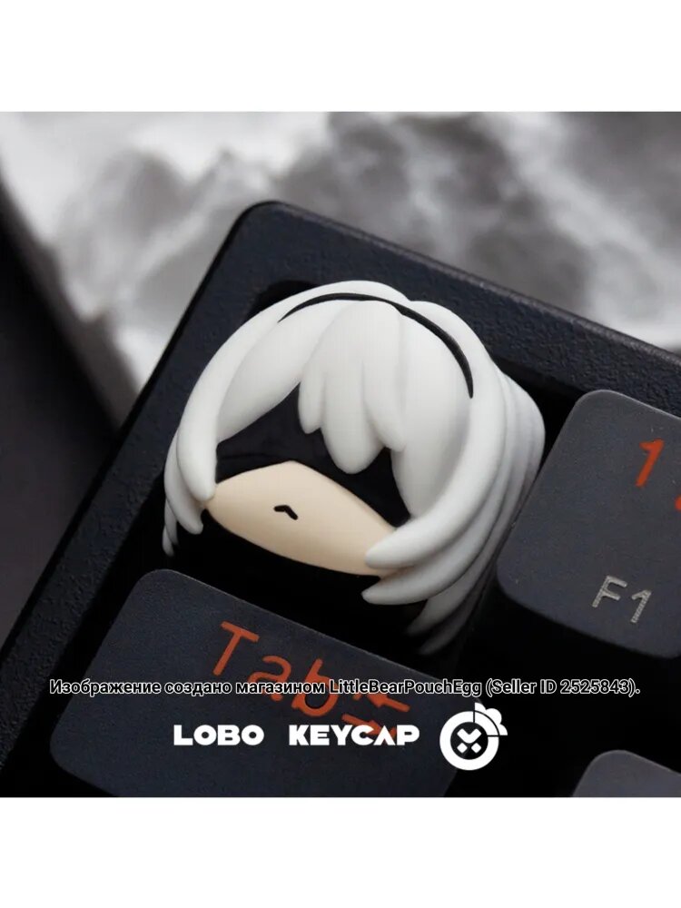 Кейкапы для клавиатуры NieR: Automata: 2B, 1 шт.