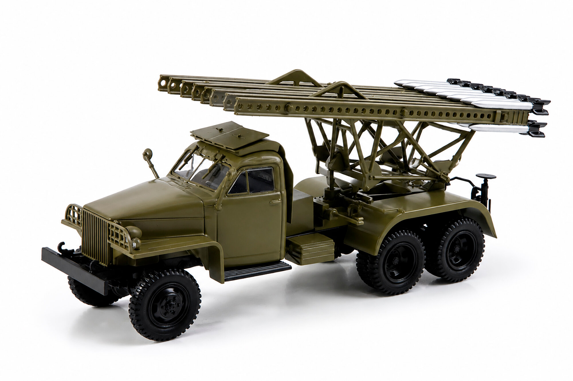 Модель коллекционная MODIMIO Studebaker US6 БМ-13Н "катюша" 1942 / студебакер US6 13 хаки