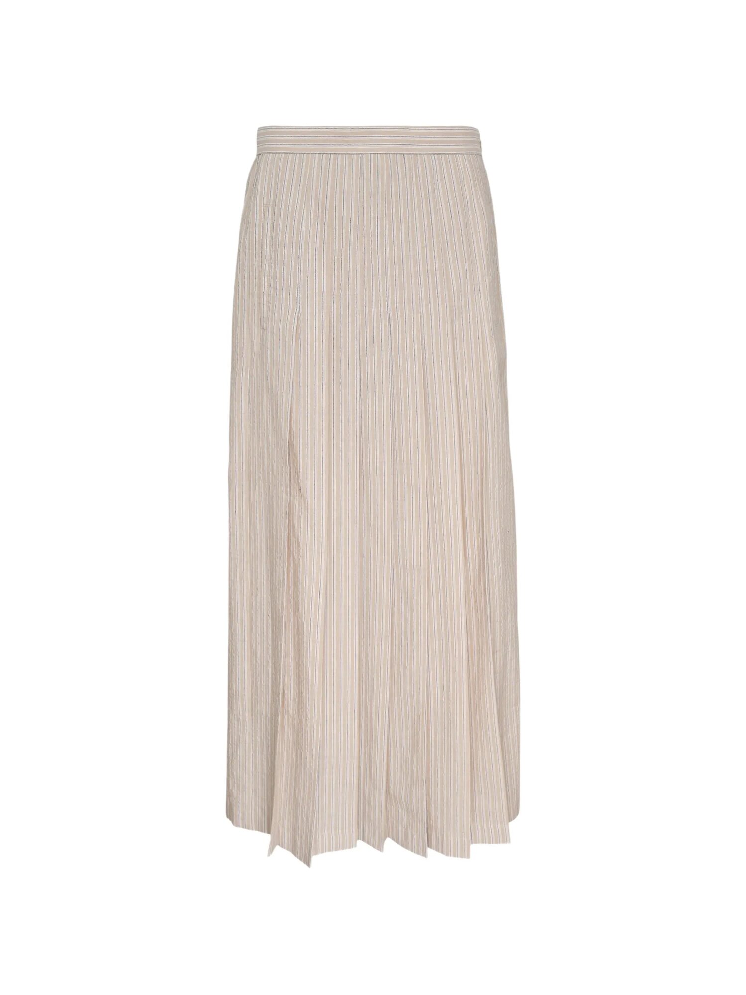 Юбка Midi striped pleated skirt