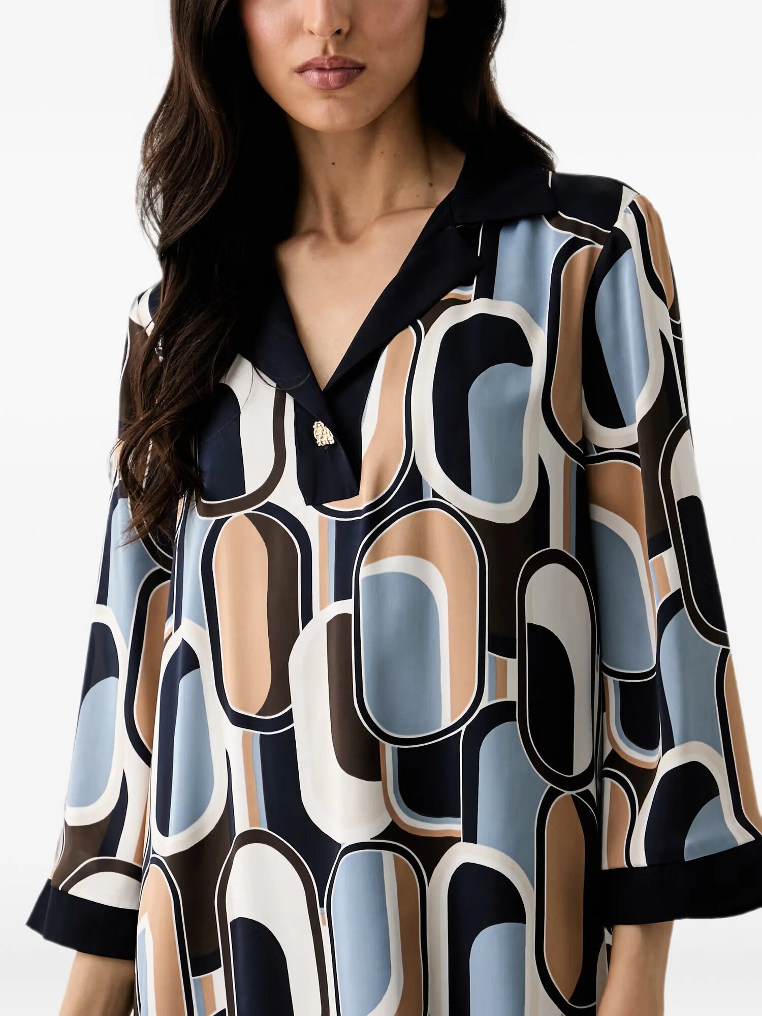 Платье Joseph Ribkoff Geometric-print shift dress, размер 44 — фото 1