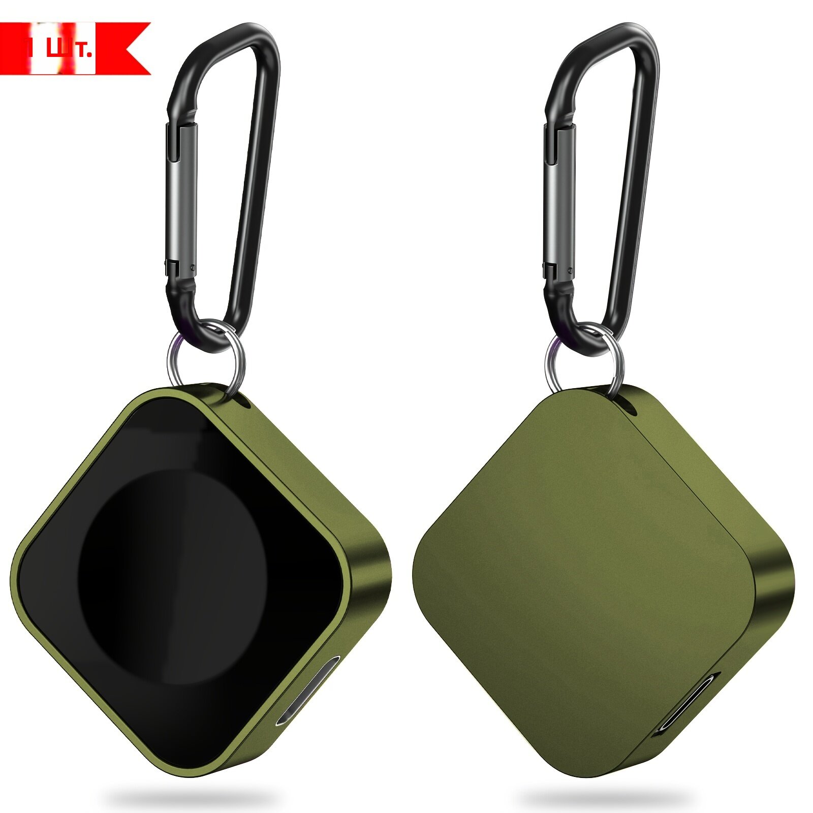 Магнитная зарядная подставка для смарт-часов, зеленый, USB-порт, легкая и портативная, совместима с сериями S10, Ultra 2 и SE