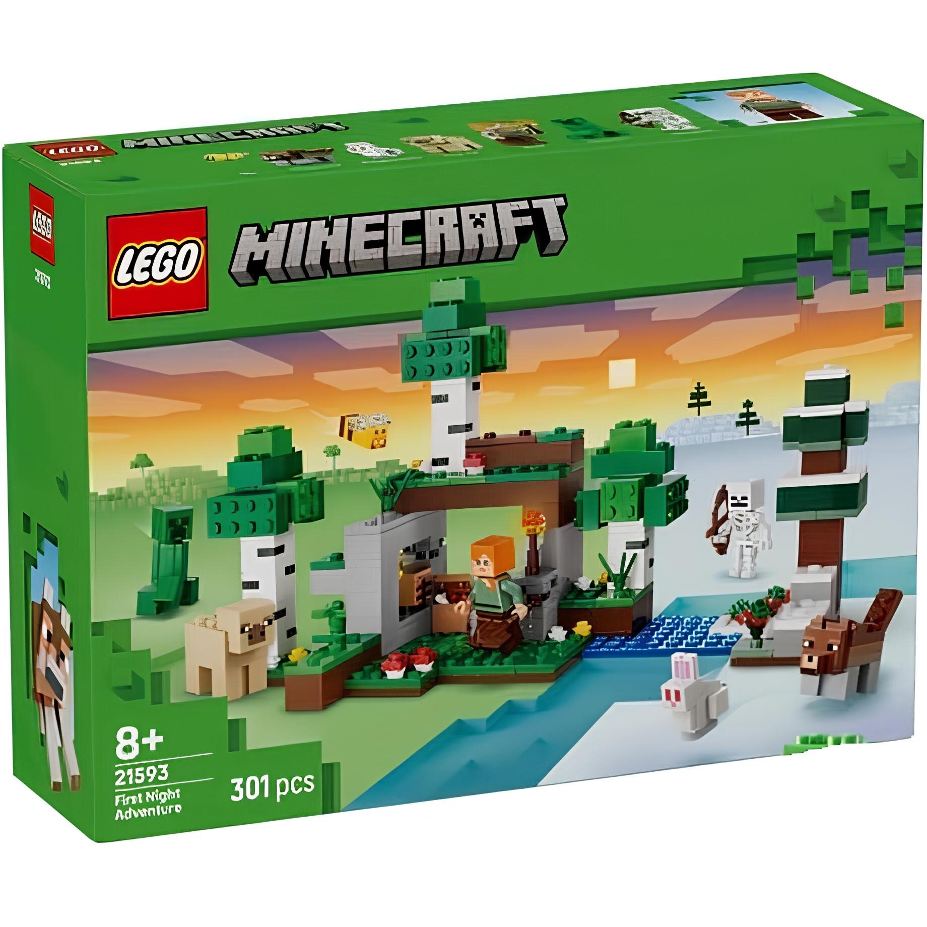 Конструктор LEGO Minecraft 21593 Приключение в первую ночь