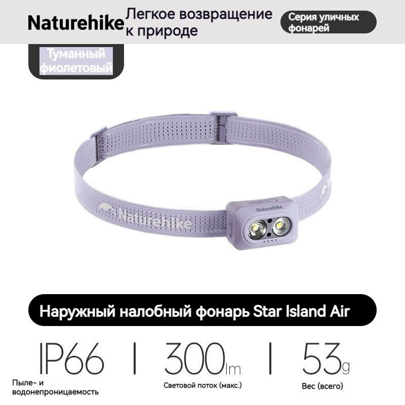 Naturehike Туристический альпинистский налобный фонарь，CREE Бусины для ламп, Регулировка нескольких передач CNK2550ZM015