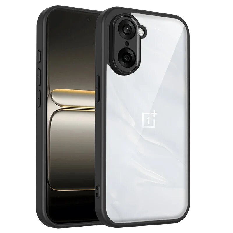 Прозрачный силиконовый чехол для OnePlus One plus Nord CE5 CE4 CE3 ОнПлюс Норд CE5, Черный, Black