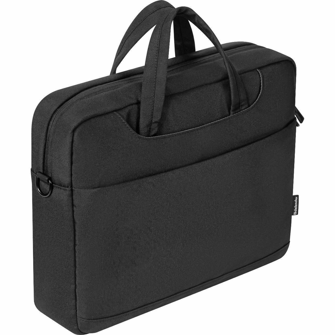 Кейс для ноутбука Defender Merf 15.6" черный, карман