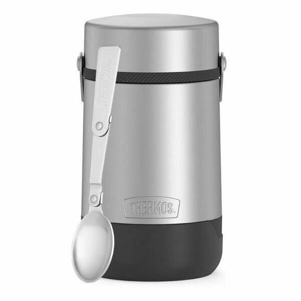 Термос Thermos TS3039 MS с ложкой, для еды из нержавеющей стали 0,8л, стальной