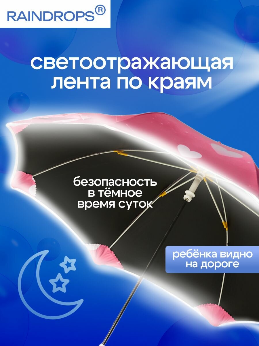 Зонт RAINDROPS, фиолетовый — фото 1