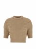 Свитер SPORTMAX Ribbed-knit cropped sweater