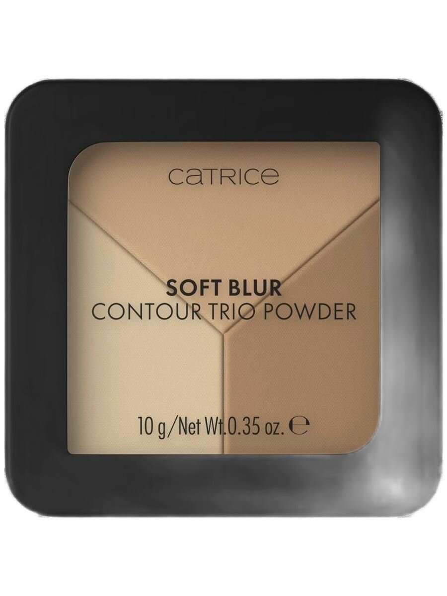 Пудра для Контурирования Лица CATRICE (Катрис) Soft Blur Contour Trio Powder - C010