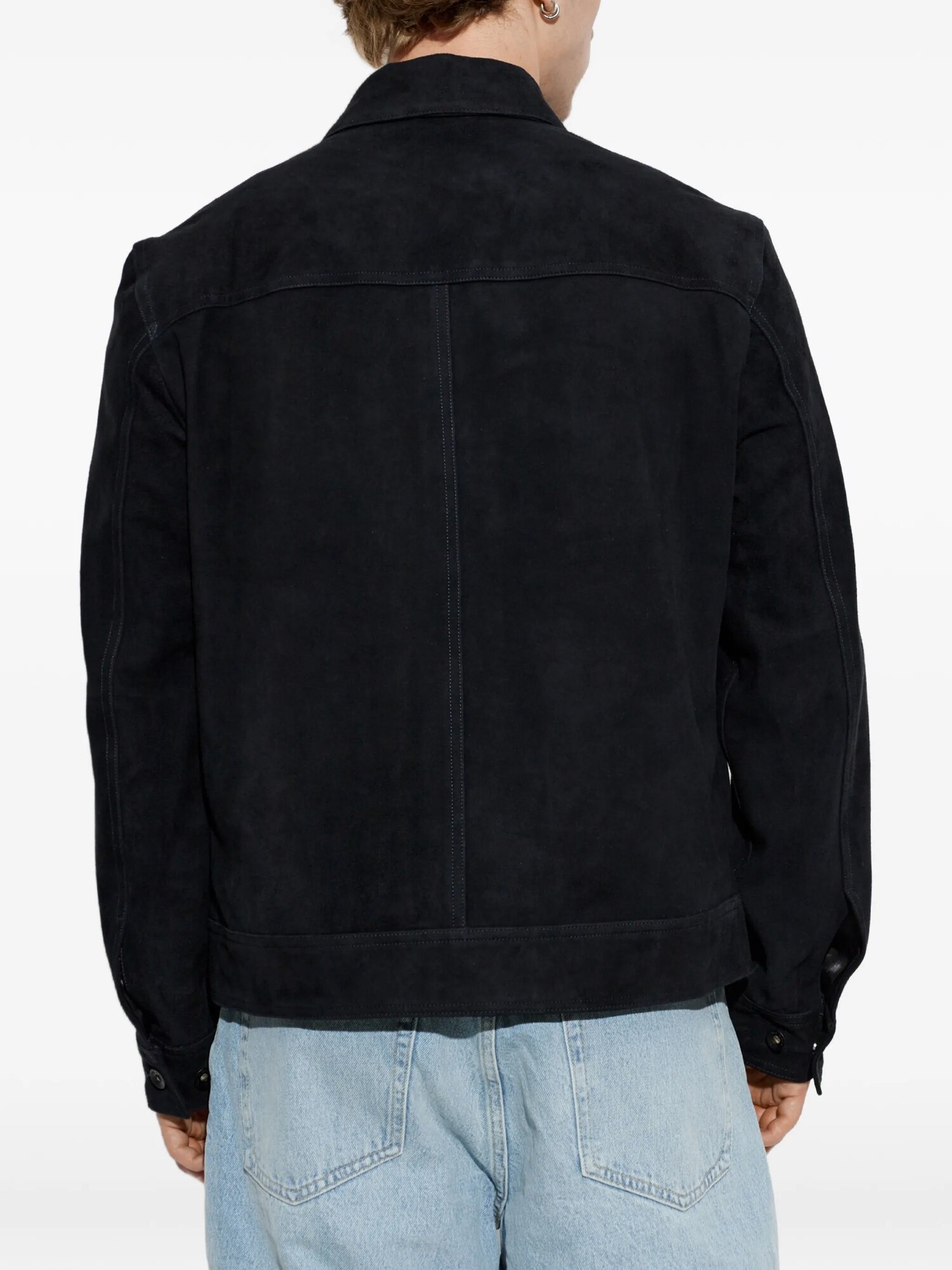 Куртка Rag & Bone Button-fastening suede jacket, размер 48 — фото 1