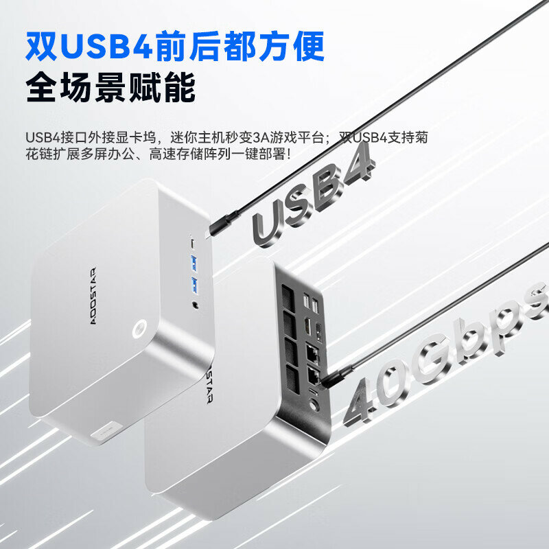 Мини-компьютер Tianbei MACO с процессором AMD R7 Ryzen PRO 6850H 24 ГБ ОЗУ 1 ТБ SSD для офиса