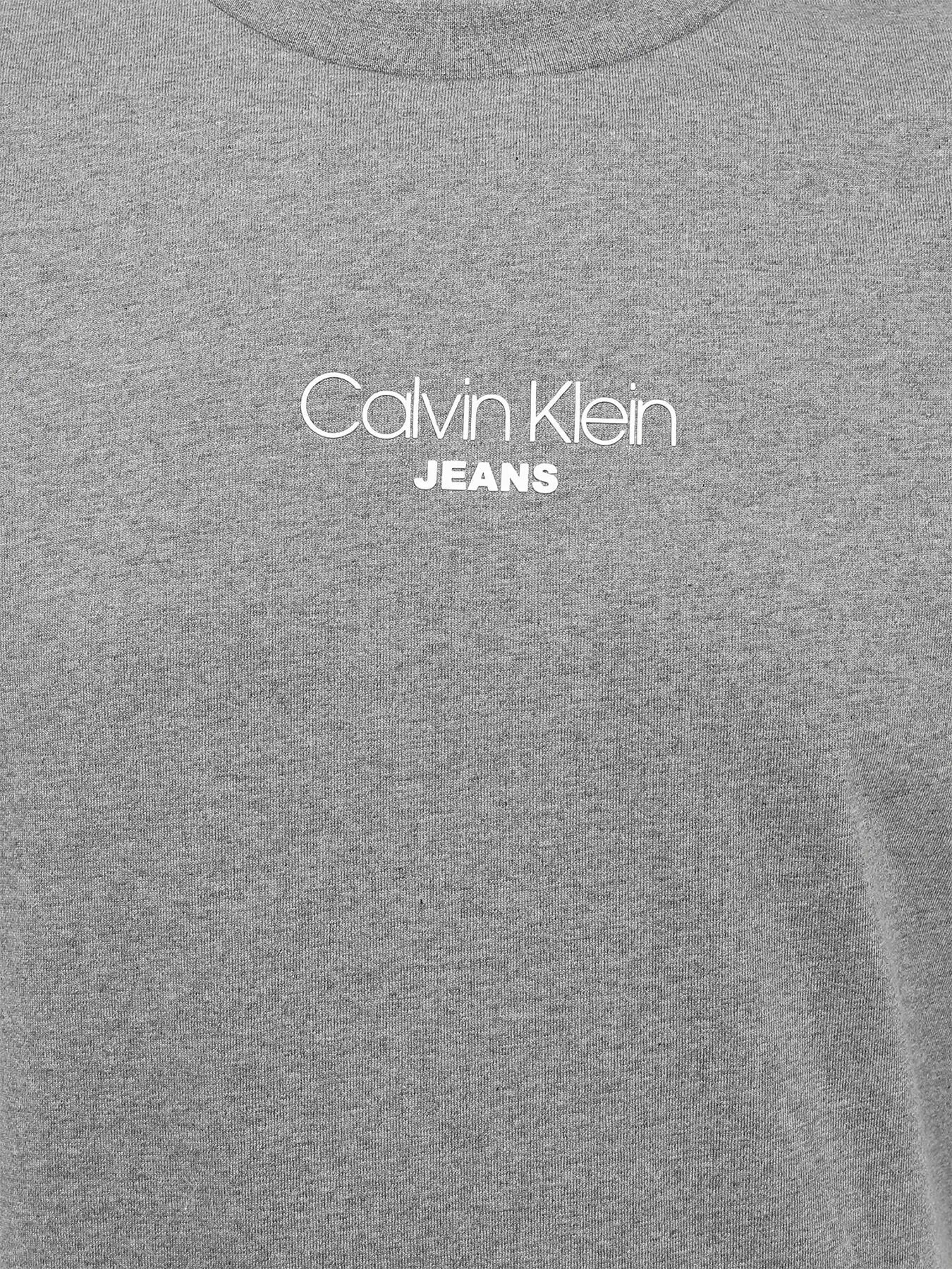 Футболка Calvin Klein Jeans, размер L, серый — фото 1