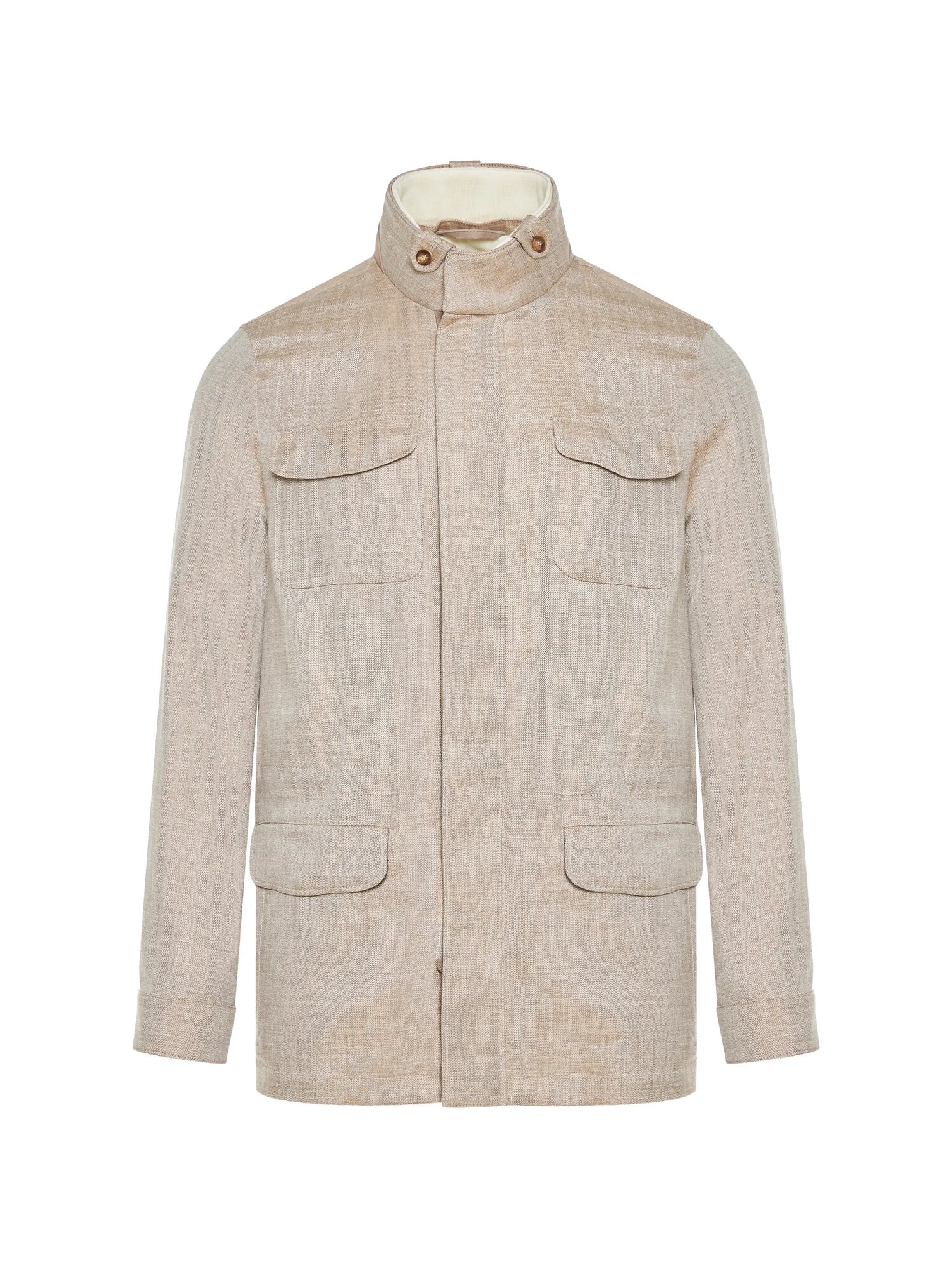 Куртка Herringbone-pattern high-neck jacket