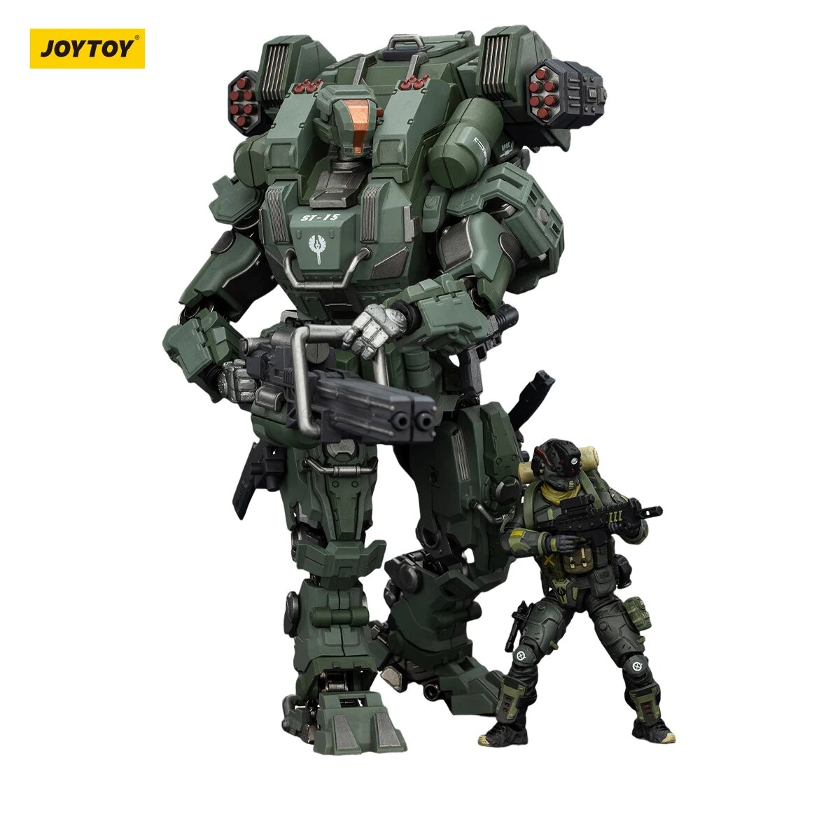 JOYTOY Dark Source 1/25 Фигурки APOC Mech: Sky Tempest Falcon 02, Storm Surge ST8615 With driver