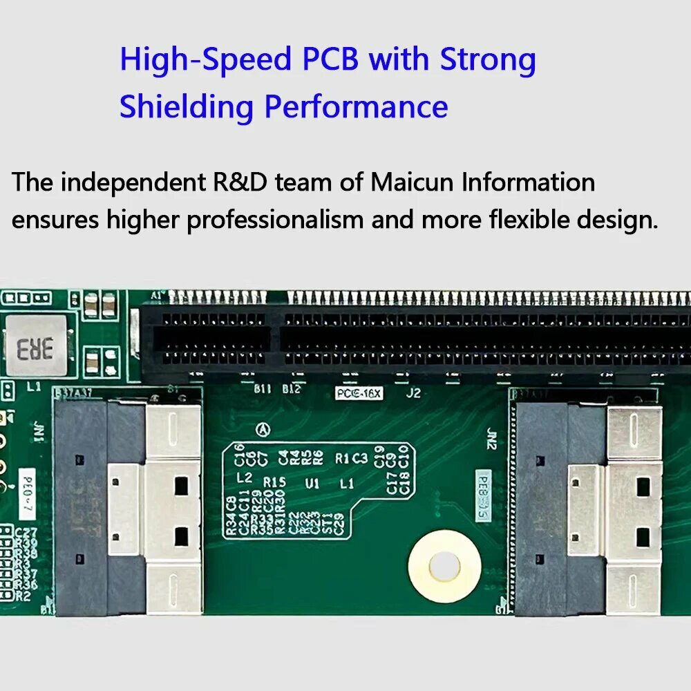 Райзер PCI-E 4.0 X16 8654 board — фото 1