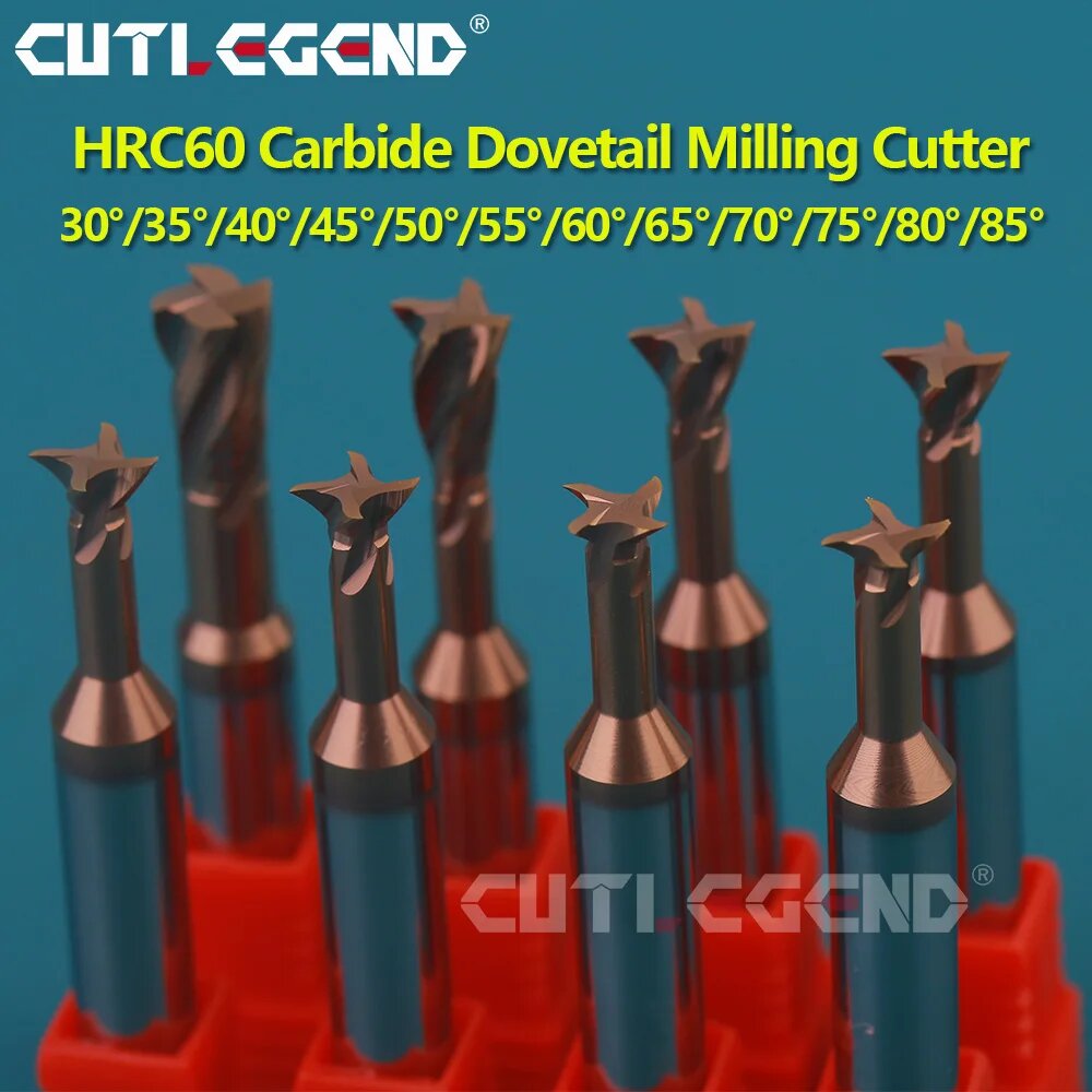 Фрезы CUTLEGEND D10x5x15 D10x60x4F, 80 degree, Uncoated for AL