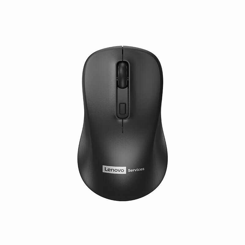 Lenovo M261 Двухрежимный беспроводной Bluetooth-мышь для офиса и ноутбука - компактная симметричная черная
