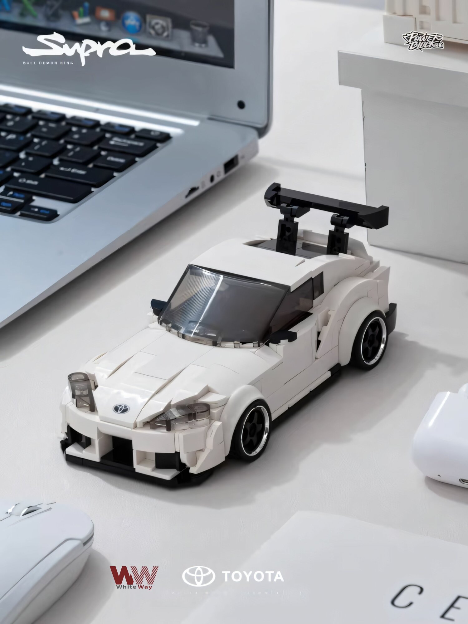 Конструктор Power Build PB8818, 60s Roadster 427 (317 дет.), Power Block, серия Timeless Classics