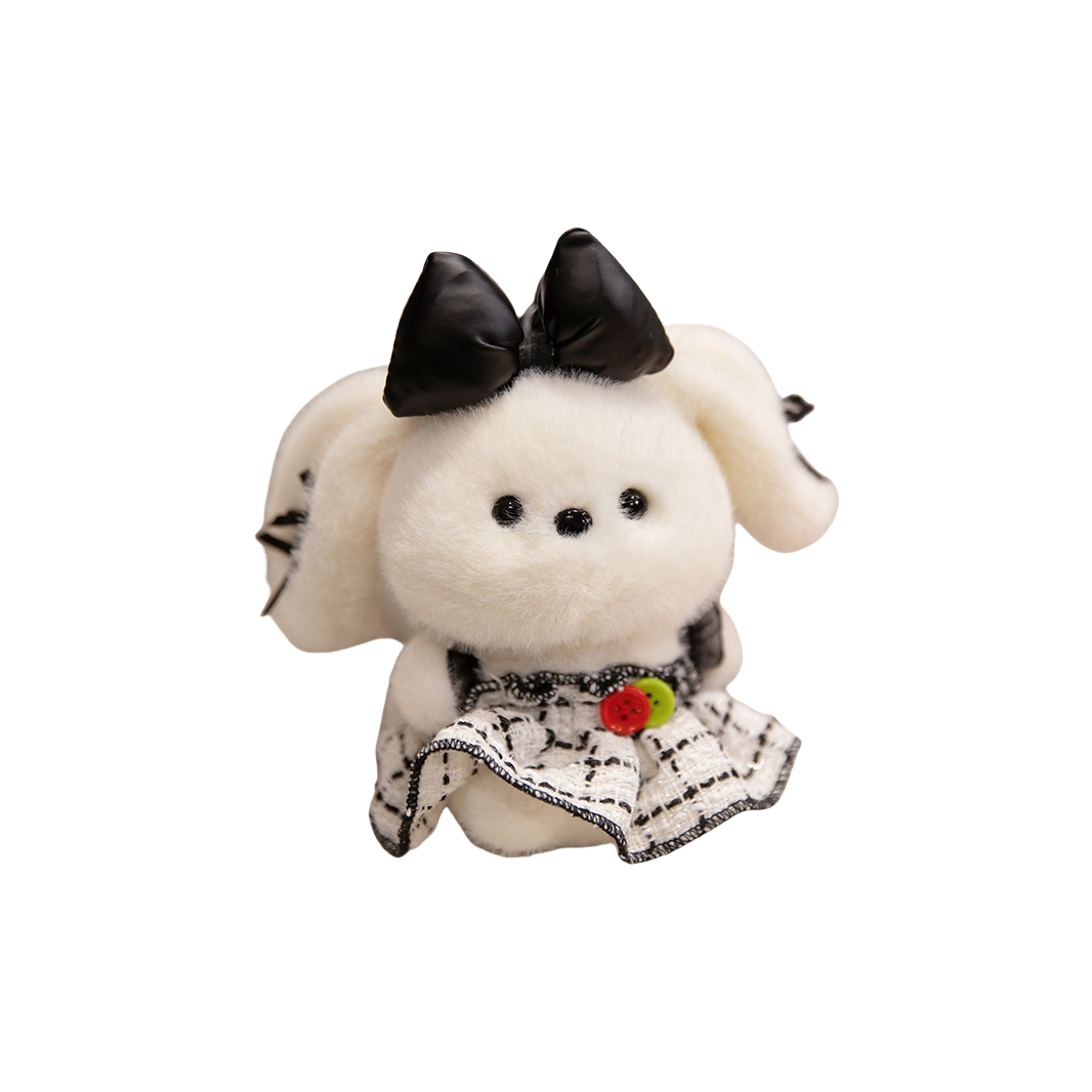 77 SEVEN DREAM Милый стиль Sweetheart Bear и CHANEL Кролик Брелок Кукла Плюшевый Украшение 13 см Длина Тела 13cm