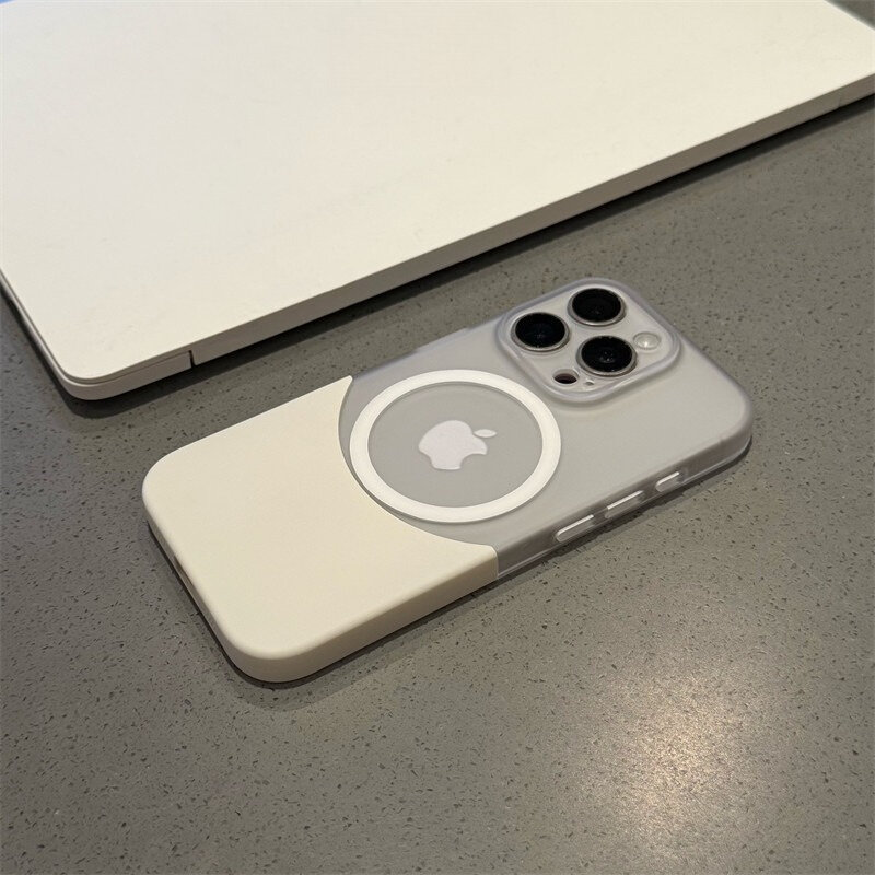 Чехол для iPhone 11 Pro белый, двухслойный, с магнитной беспроводной зарядкой, ударопрочный, полное покрытие