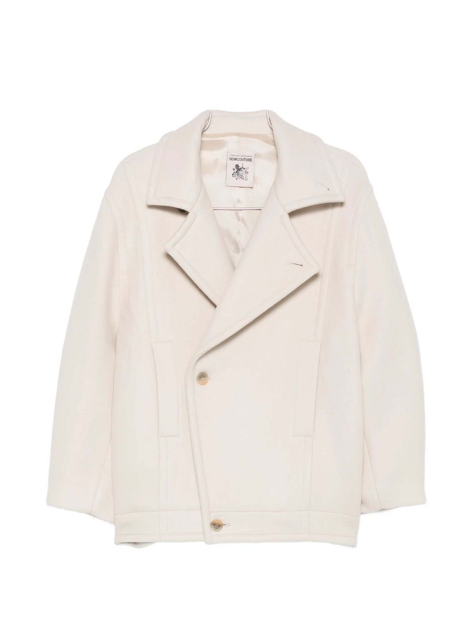 Пальто Button-fastening oversized coat