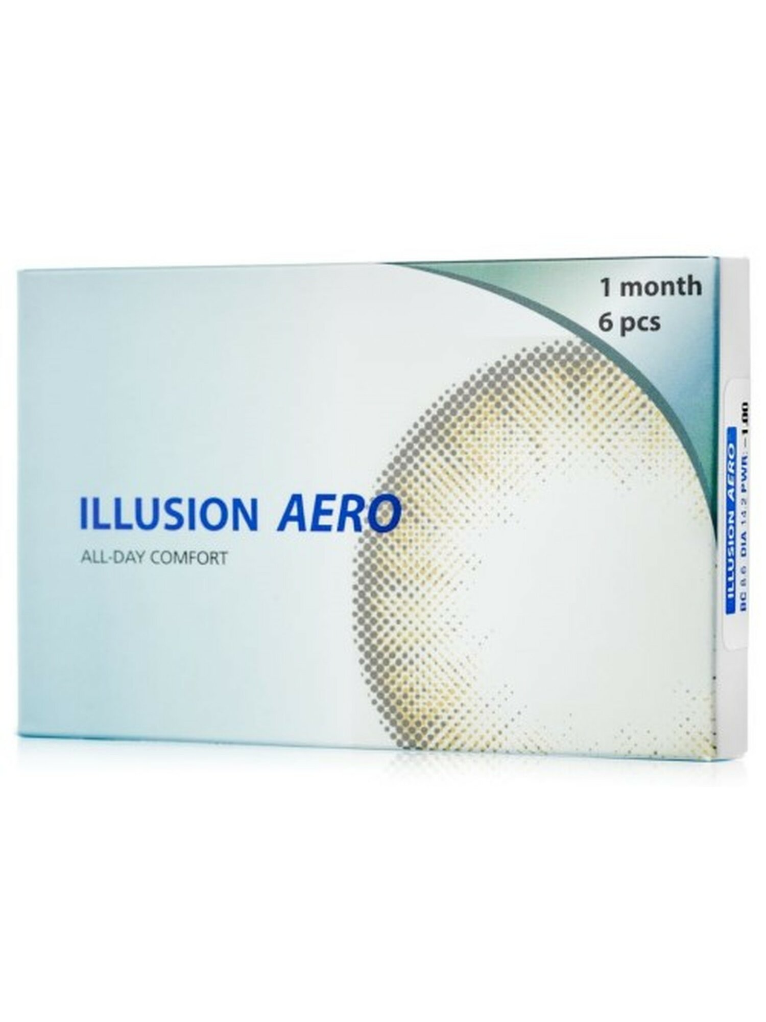 ILLUSION AERO 8,6/14,2 N6 /-6,00/ мягкие контактные линзы длительного ношения стер
