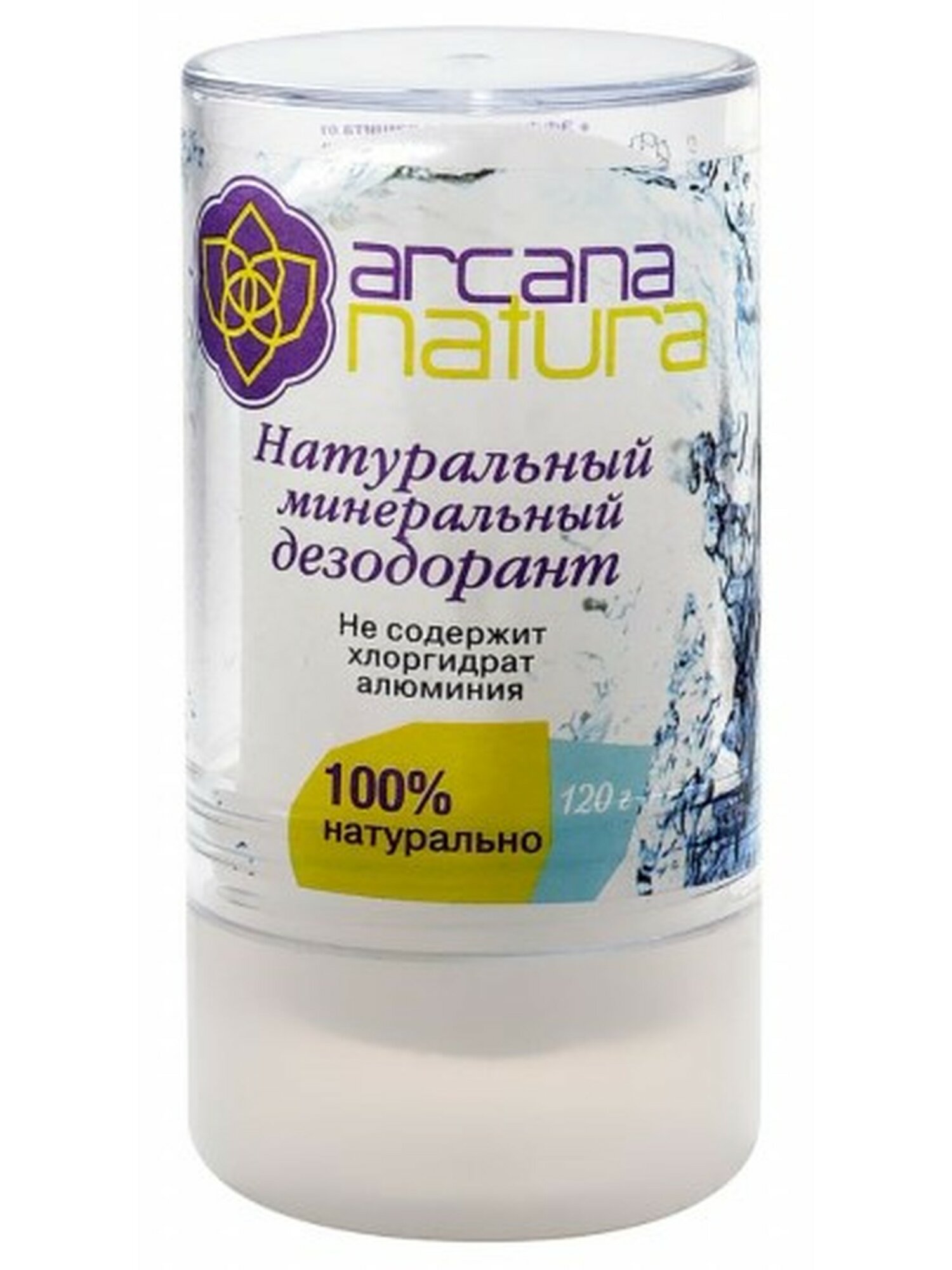 ARCANA NATURA дезодорант натуральный твердый для тела 120,0 — Дезодорант для тела 120 г, флакон