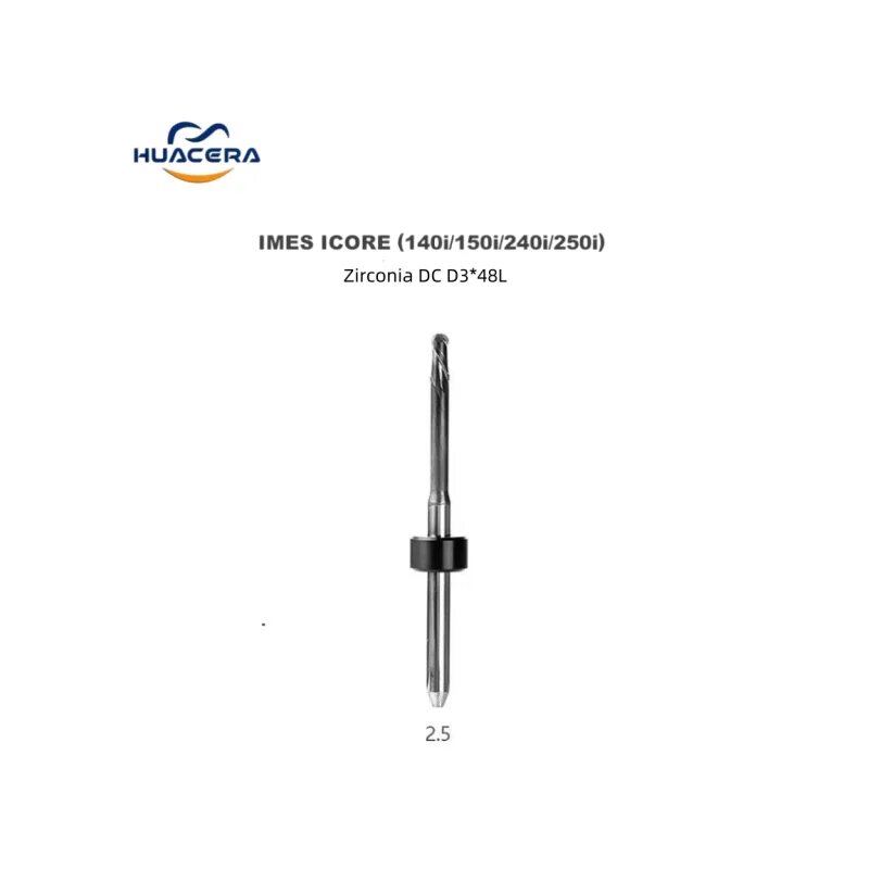 Фрезерные боры MOOYOU для циркония Zirconia DC 2.5mm