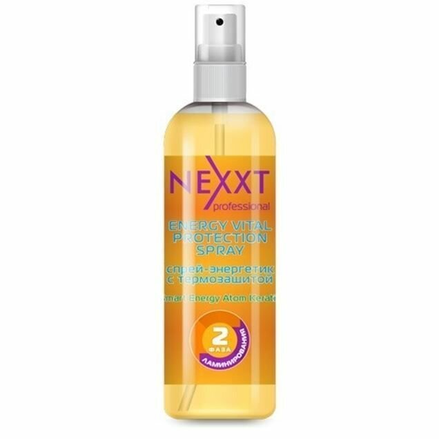 Nexprof (Nexxt Professional) Спрей-энергетик с термозащитой. 2 фаза ламинирования Energy Vital Protection Spray, 250 мл