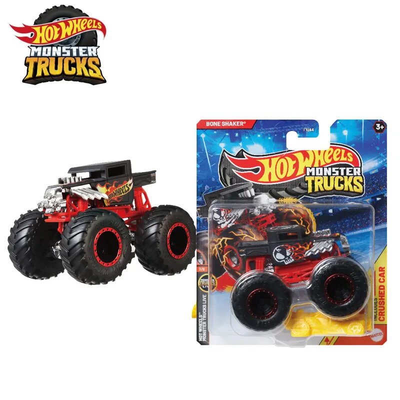 Машинка Mattel Hot Wheels Monster Trucks (Монстр трак)2025 FYJ44-Bone Shaker