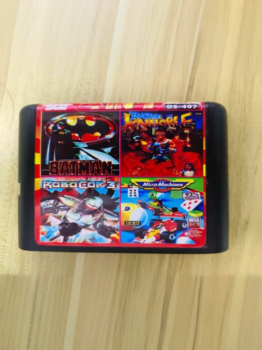 16-Bit Развлекательная и казуальная стратегическая игра с 4 играми (DS-407)