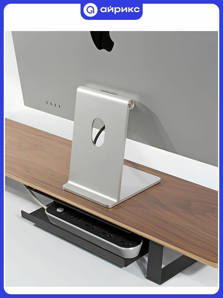 Кронштейн кабель-менеджер GEEK NOOK Power Strip 202404206 35x7.6x10.6 см, черный