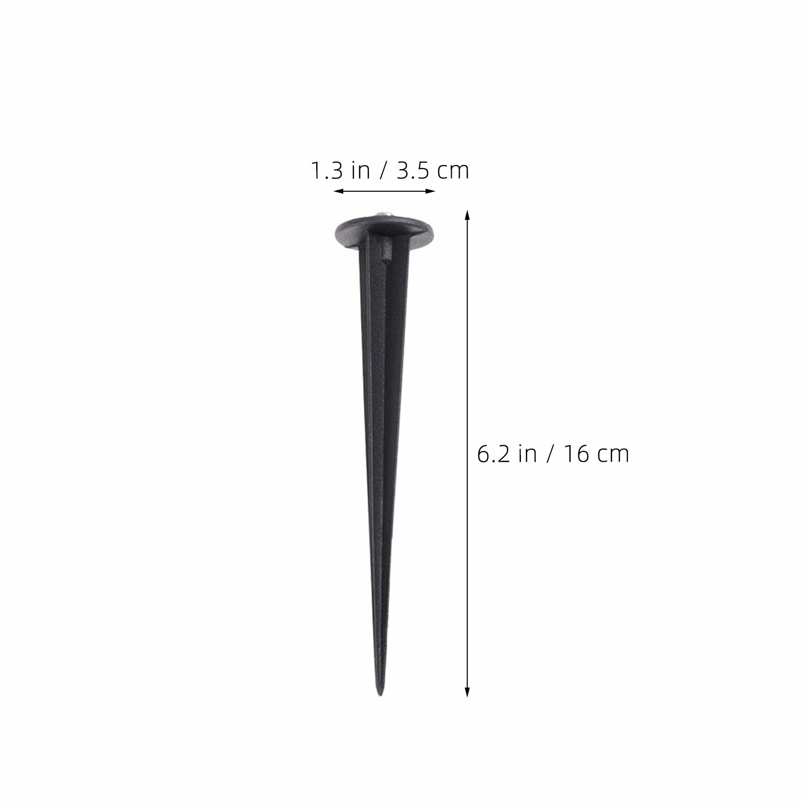 4 Штуки Гвозди Для Ландшафтного Освещения Черные 16.00X3.50X3.50Cm