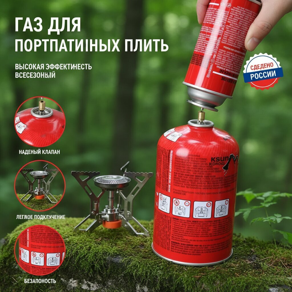 Адаптер заправочный газовый баллон переходник