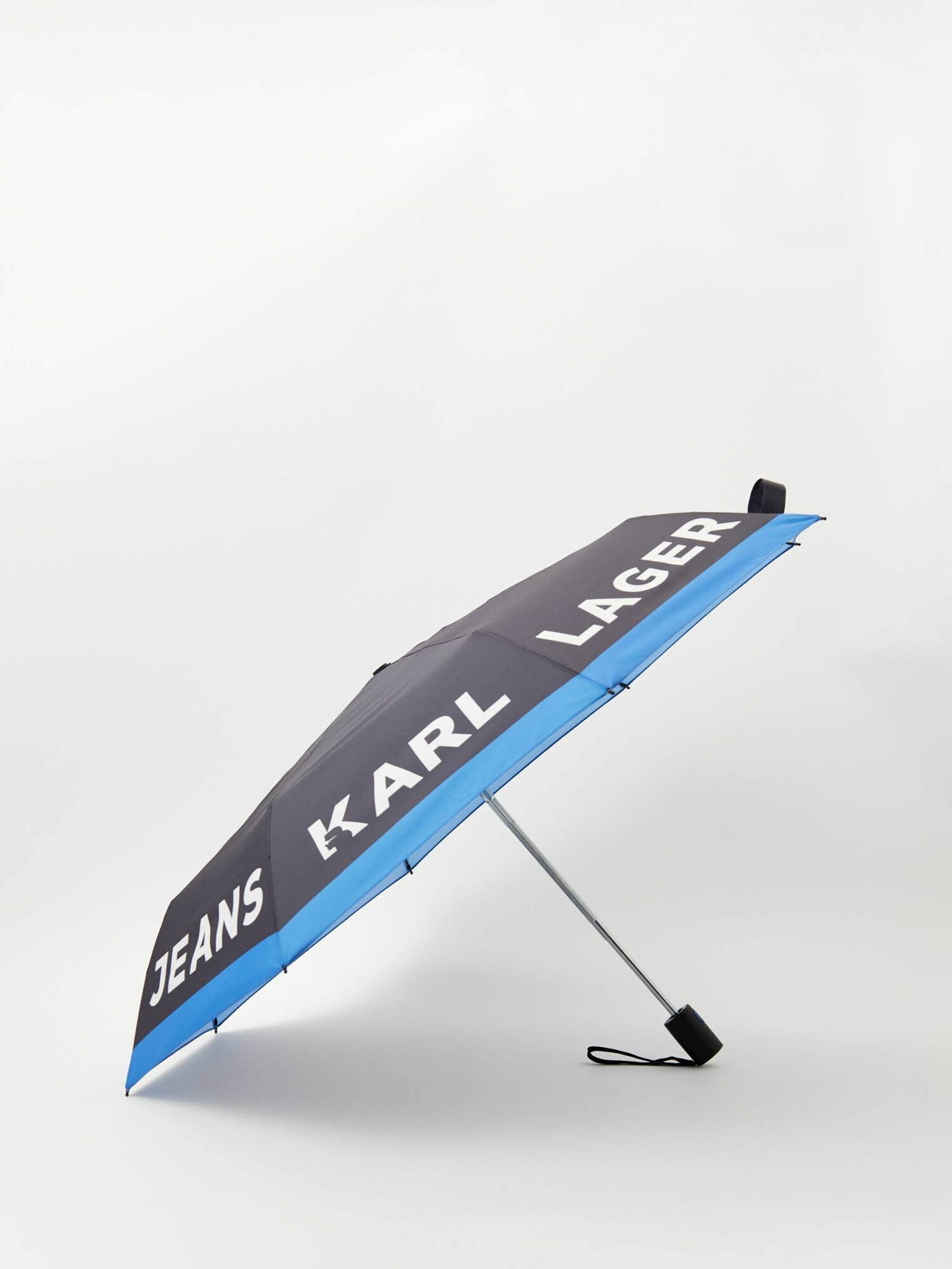 Мини-зонт KARL LAGERFELD JEANS, черный — фото 1