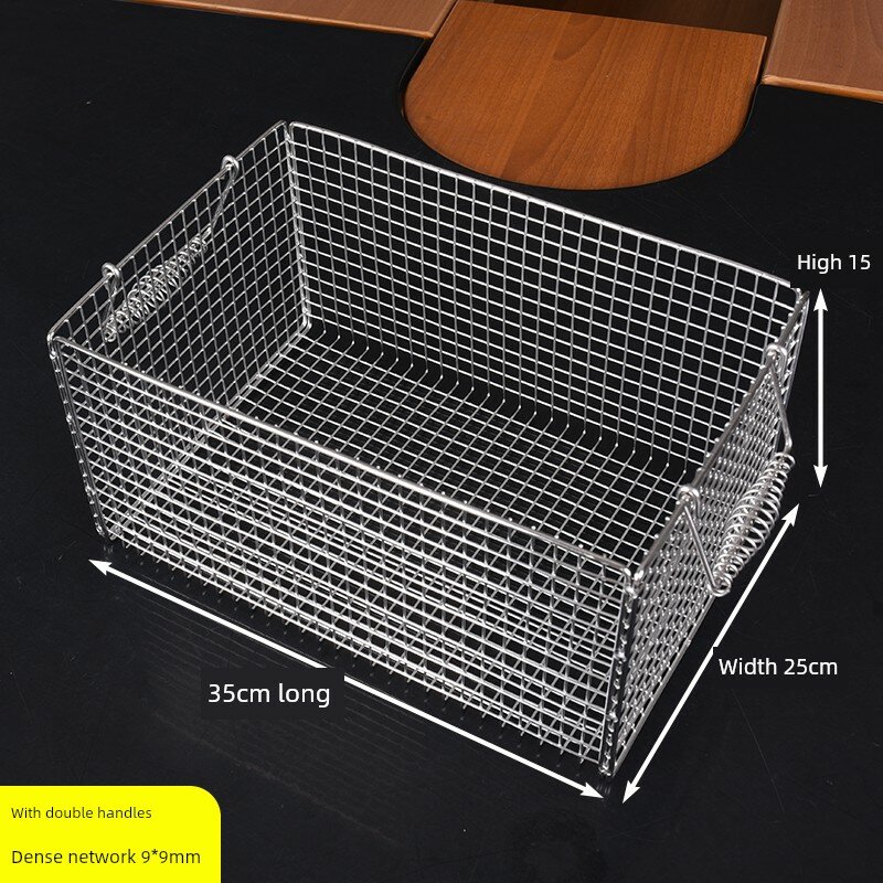 Стальной сетчатый контейнер 35x25x15 см для кухни