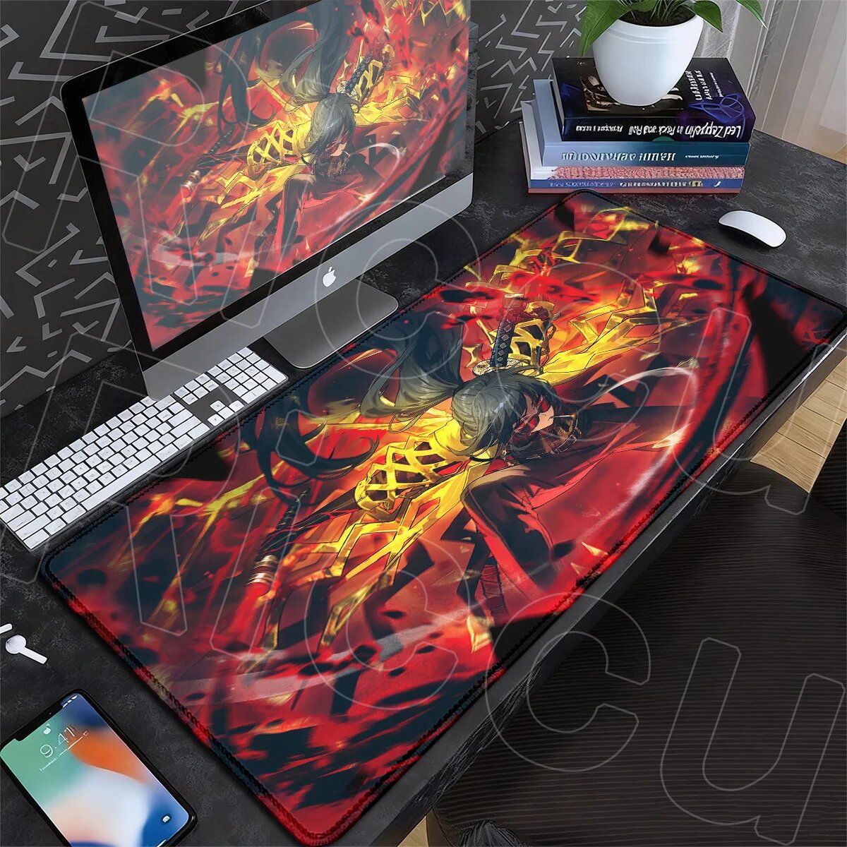 Коврик для мыши Riccu Limbus Company Anime XXL 300x800x2mm, ZS-3