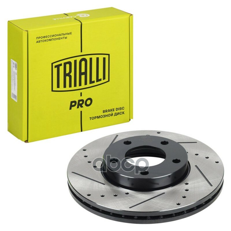 Диск тормозной MAZDA 3 03- пер. D 278 (перф/слот/окраш) PRO Trialli арт. DF184S