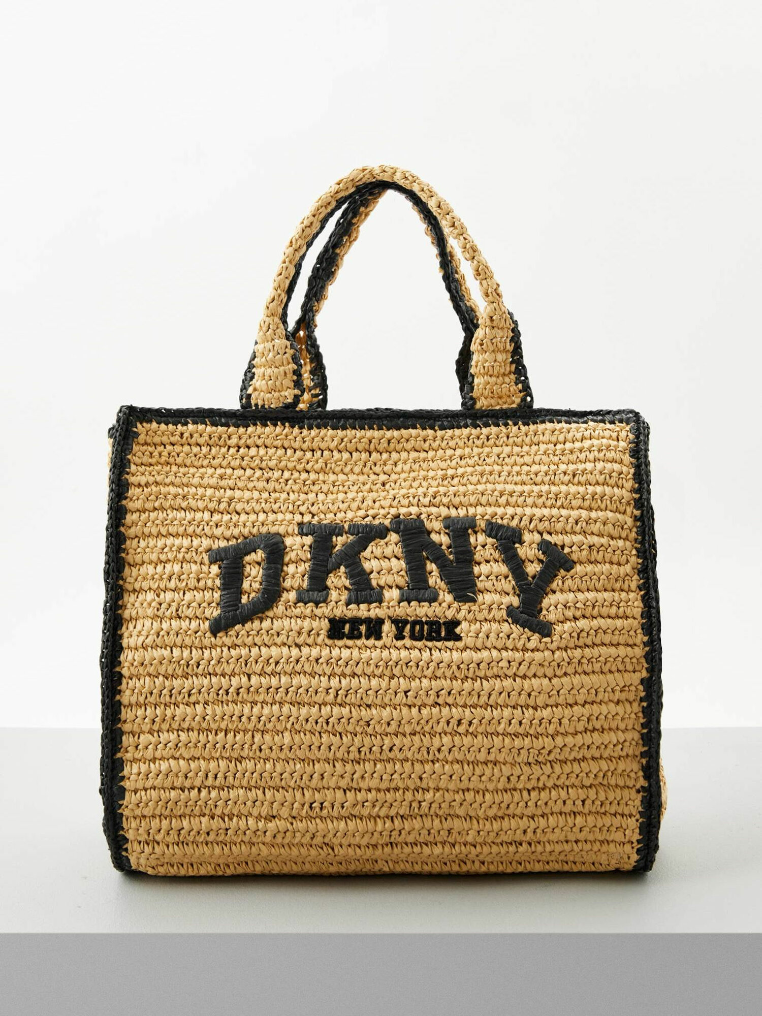 Сумка DKNY, бежевый/черный — фото 1