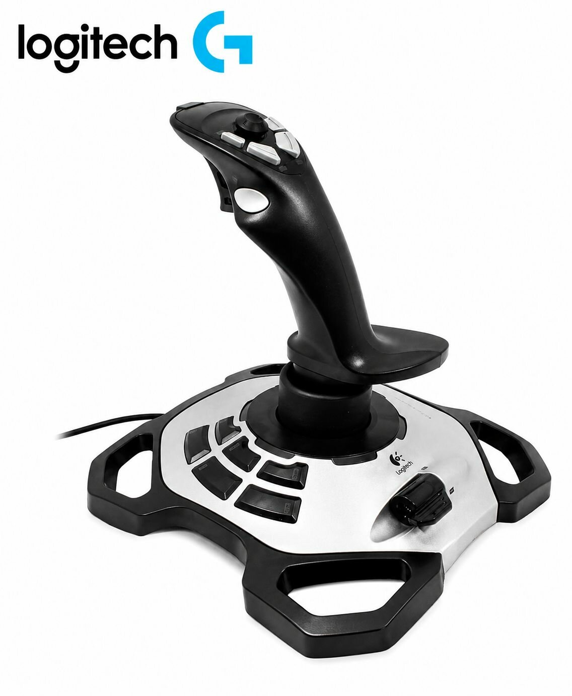 Logitech G Геймпад Extreme 3D, Проводной, черный