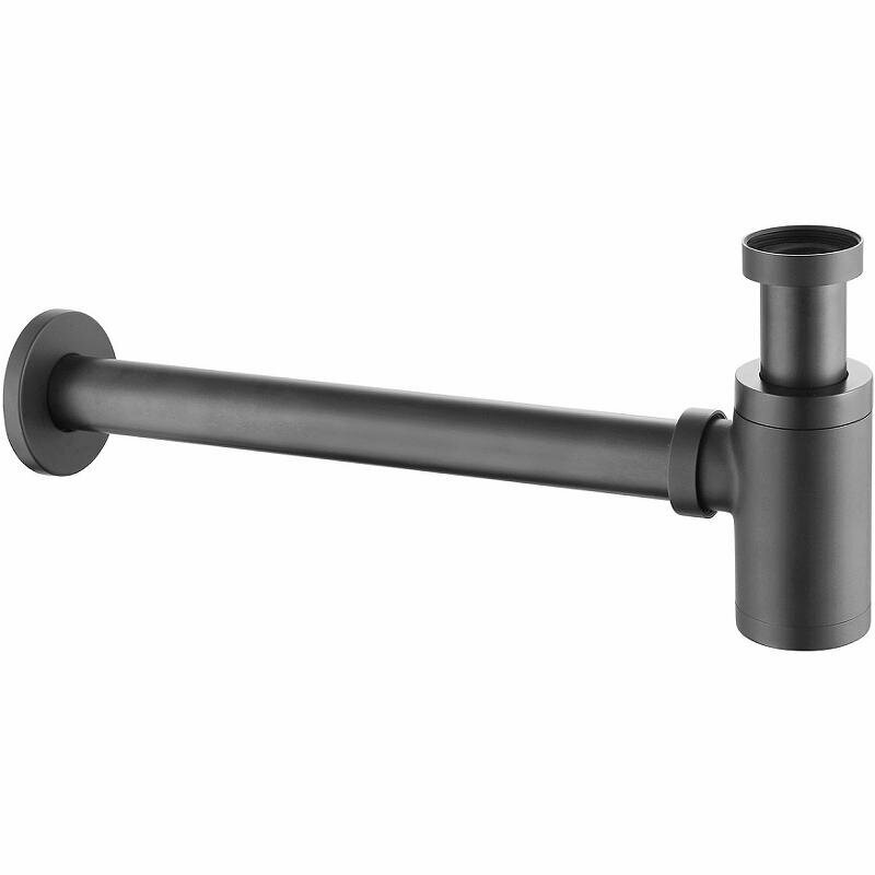 Сифон для раковины Abber AF0030NG Оружейная сталь