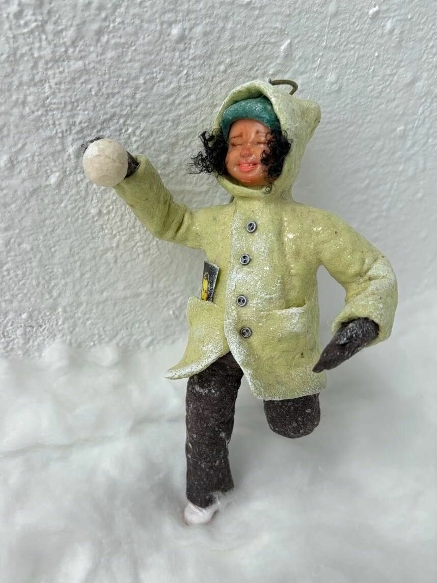 Ватная игрушка новогодняя