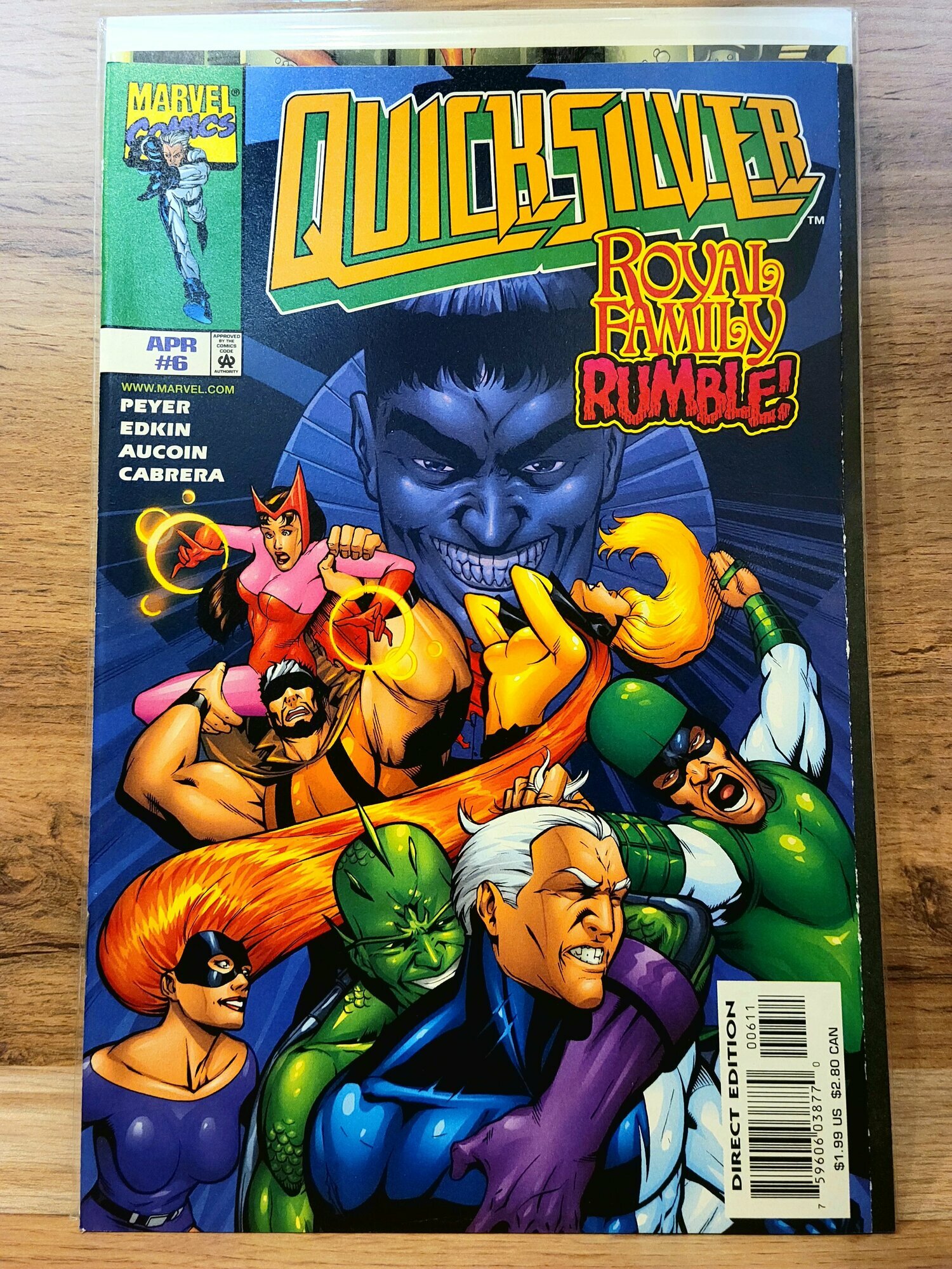 Ретро Комикс quicksilver #6. 1997 Год. Оригинал!
