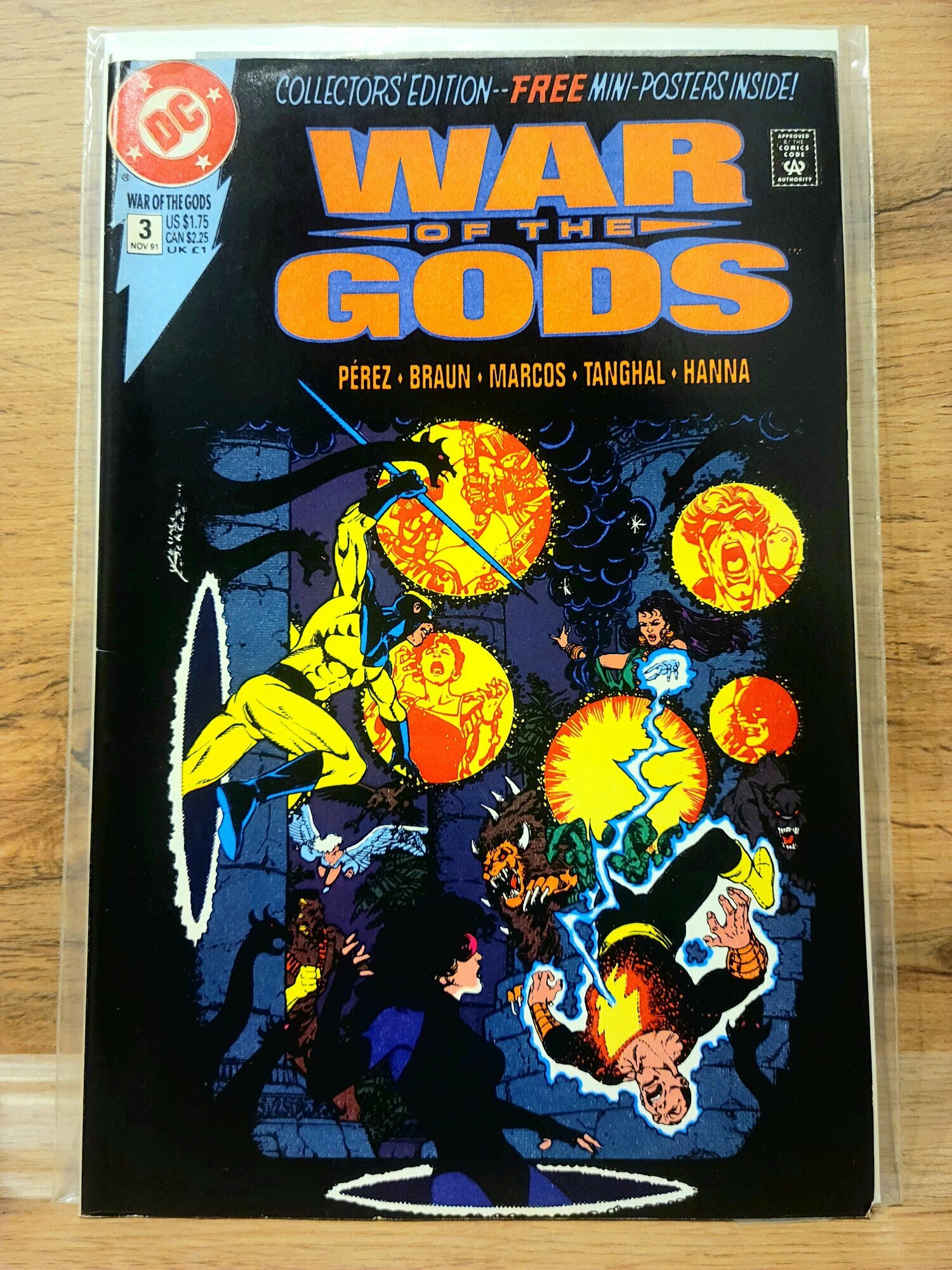 Ретро Комикс War Of Gods #3. 1991Год. Оригинал!